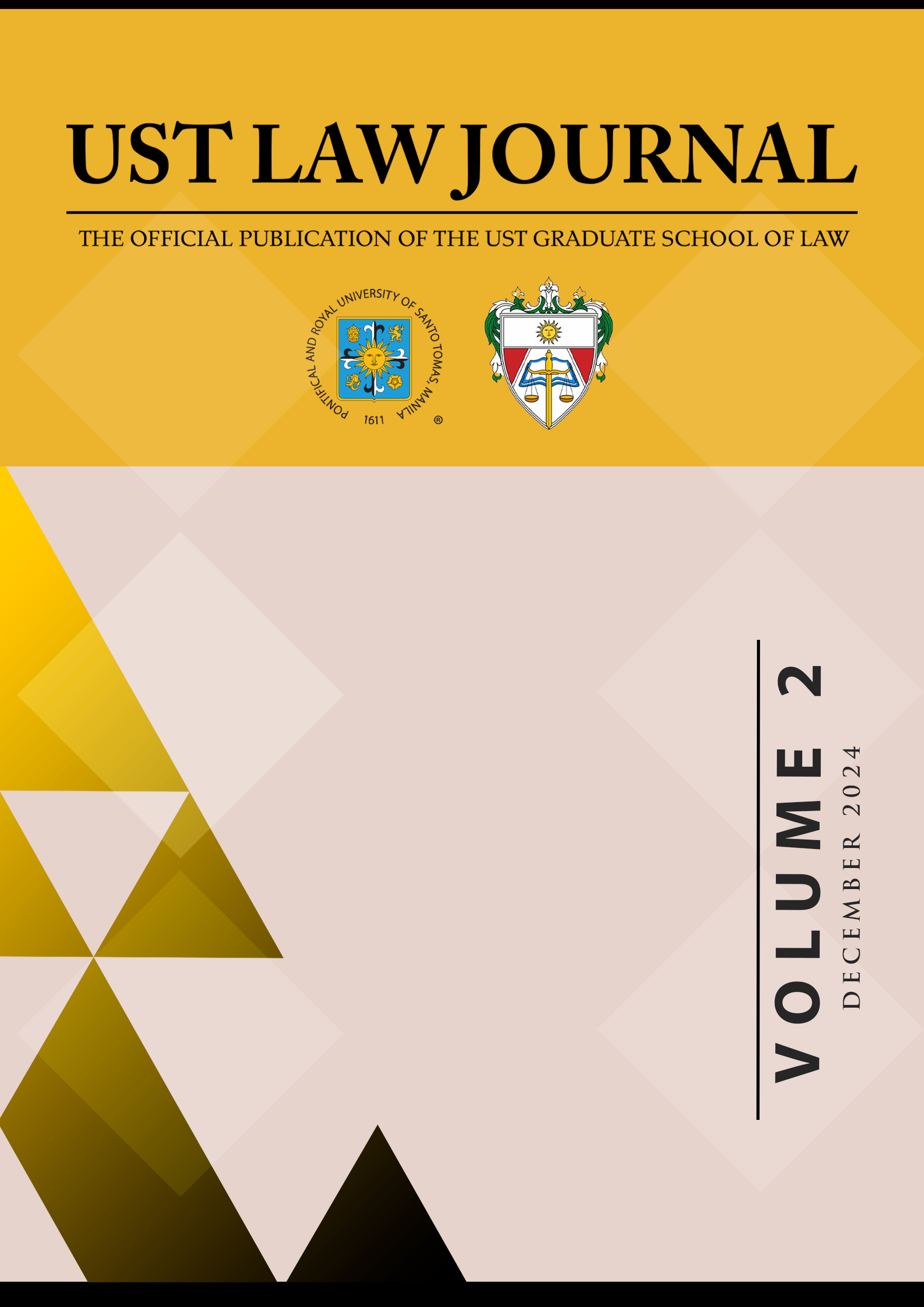 Volume 2 - UST Law Journal